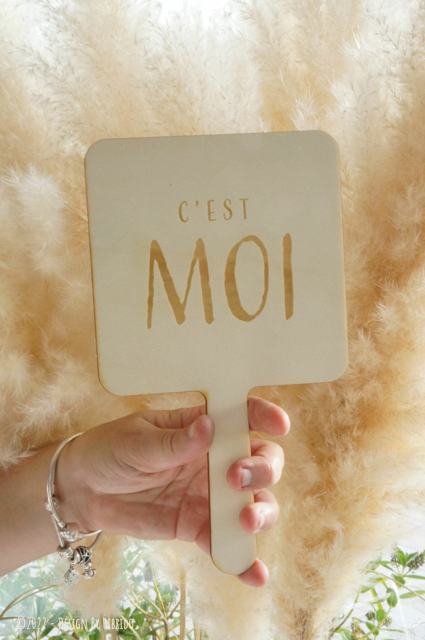 pancartes "C'est toi - C'est moi" pour jeu de couple de mariage